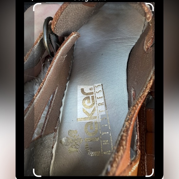 Rieker | Shoes | Rieker Antistress Shoes Brand New Brown Leather Buckle ...